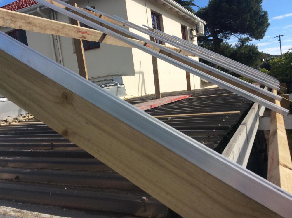 Carport solar panel truss mount structure - Member Installations ...