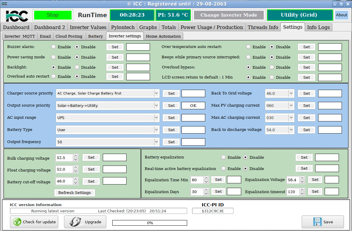 ICC settings for Inverter - Starting In Solar? Feel free to introduce ...