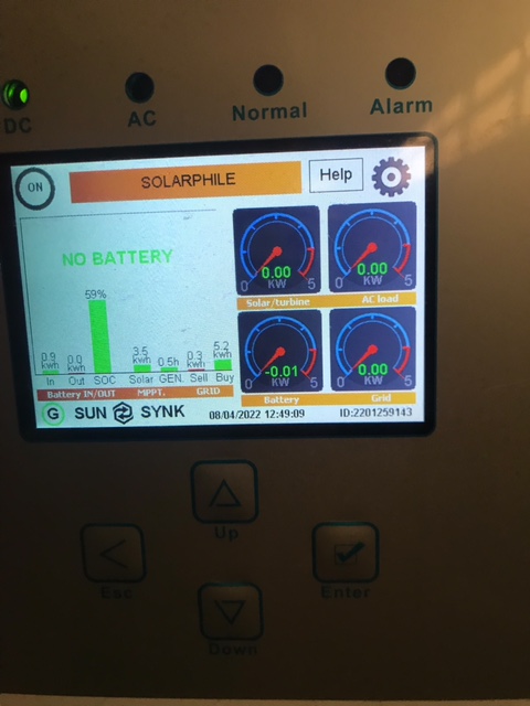 Sunsynk message No Batteries - Inverters - Power Forum - Renewable ...