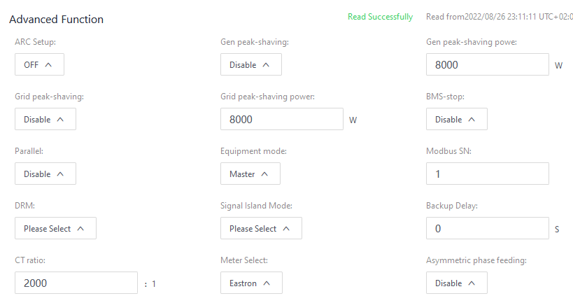 SUN 12K-SG04LP3 Capped Grid Export ? - Inverters - Power Forum ...
