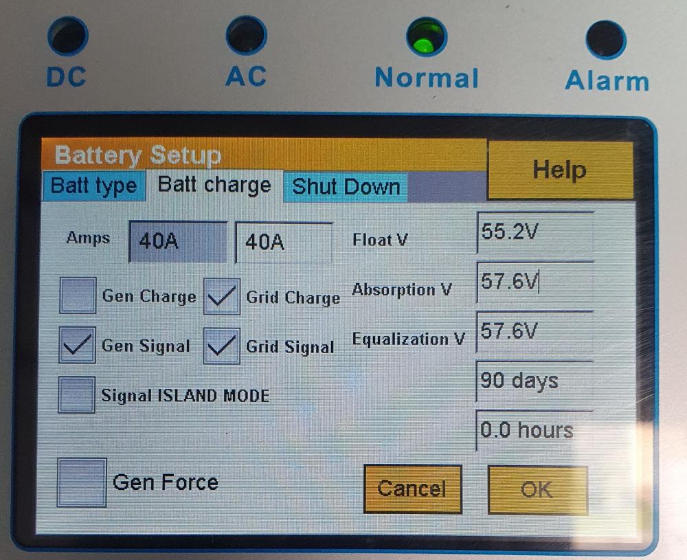 Pylontech charge settings - Batteries - Power Forum - Renewable Energy Discussion