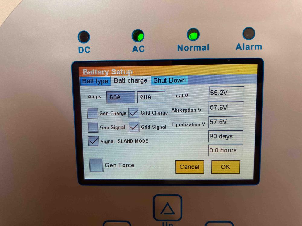 Sunsynk 8.8Kw Inverter and Grid Charging batteries question - Inverters ...