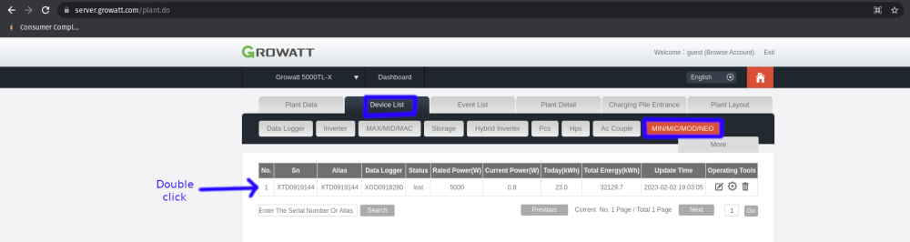 Raw access to Growatt Inverter Data - Page 3 - Inverters - Power Forum ...