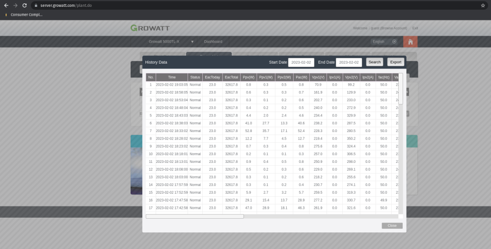 Raw access to Growatt Inverter Data - Page 3 - Inverters - Power Forum ...