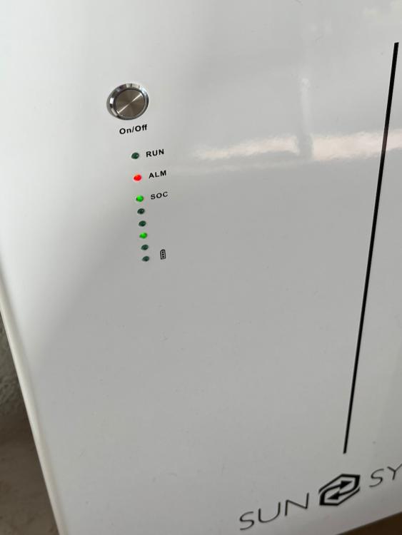 Sunsynk battery alarm light - Batteries - Power Forum - Renewable ...