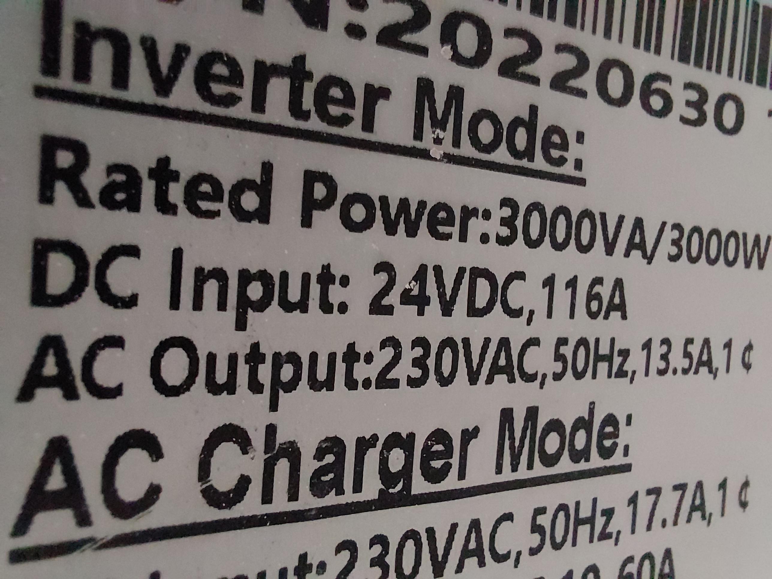 Fivestar 3kva hybrid inverter settings - Inverters - Power Forum ...