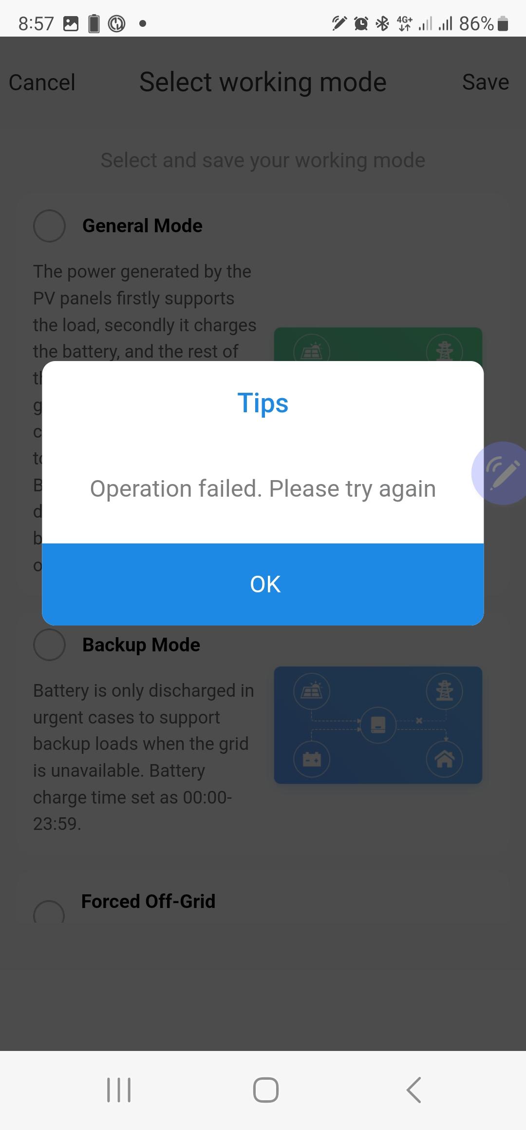 Goodwe - changing operation mode via SEMS portal? - Inverters - Power ...