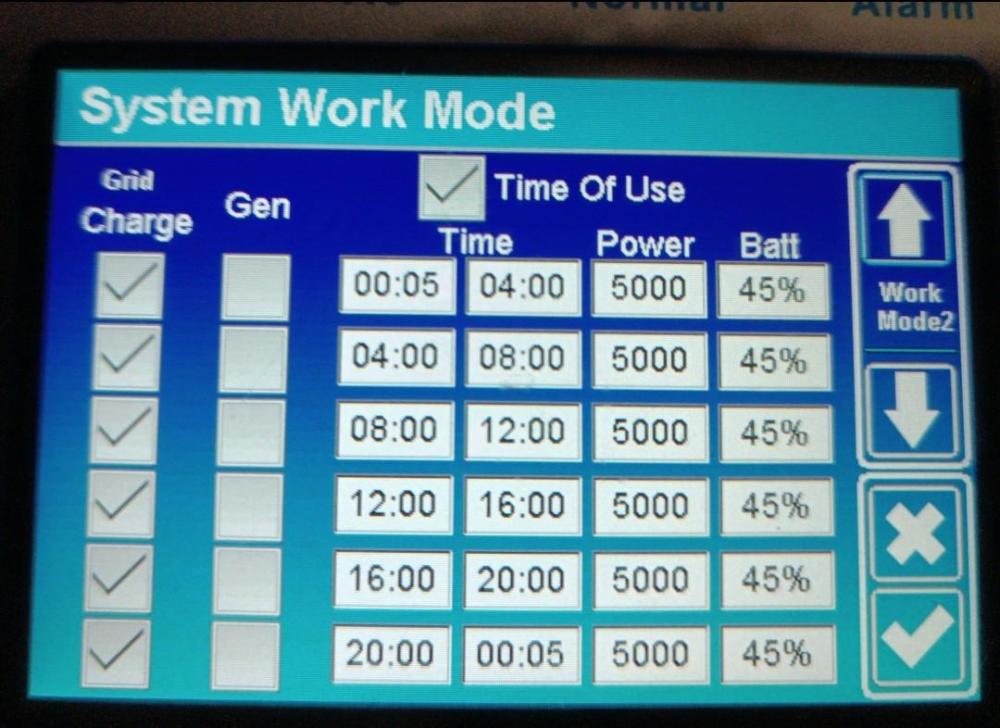 Deye Time Of Use Power setting. - Inverters - Power Forum - Renewable ...