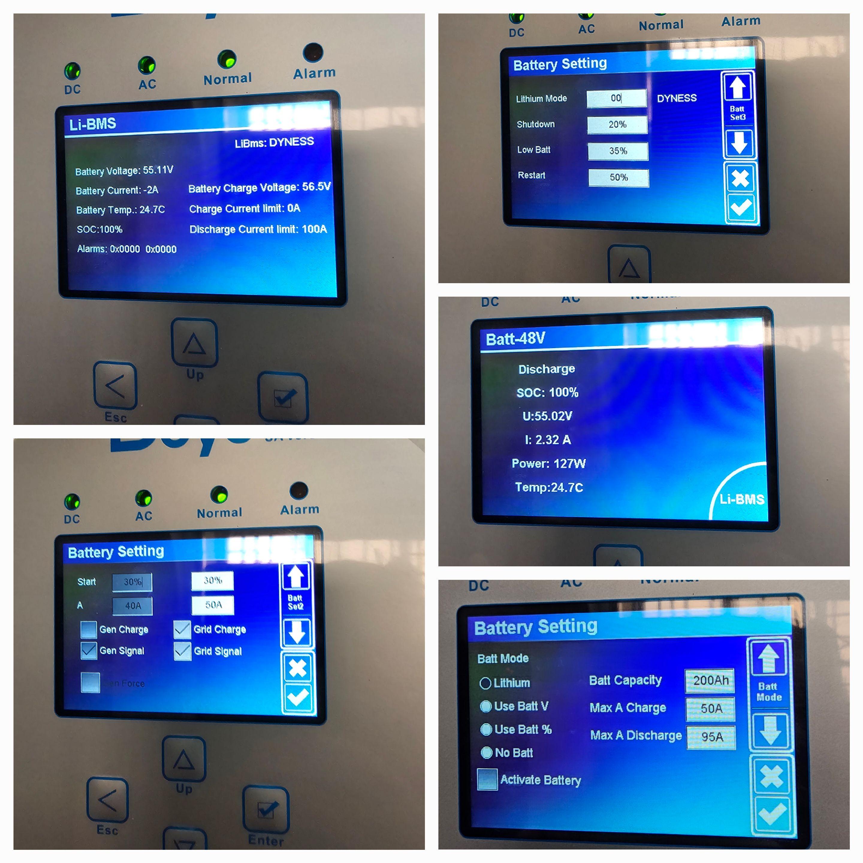 Dyness battery setup --> Deye 8K inverter - Batteries - Power Forum ...