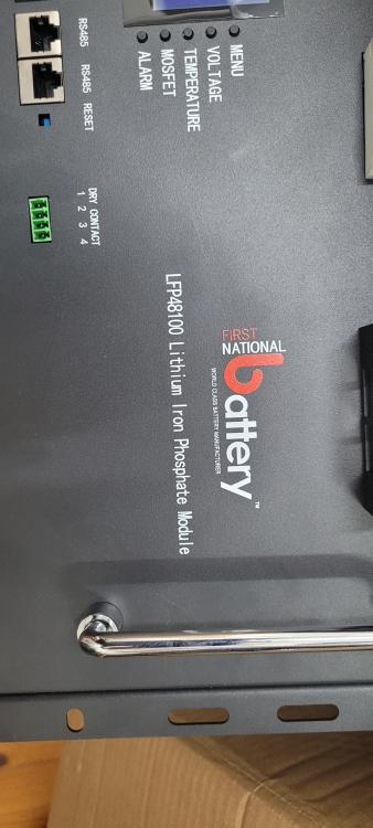 First National Battery - FLP48100 Manual/Settings - Batteries - Power ...