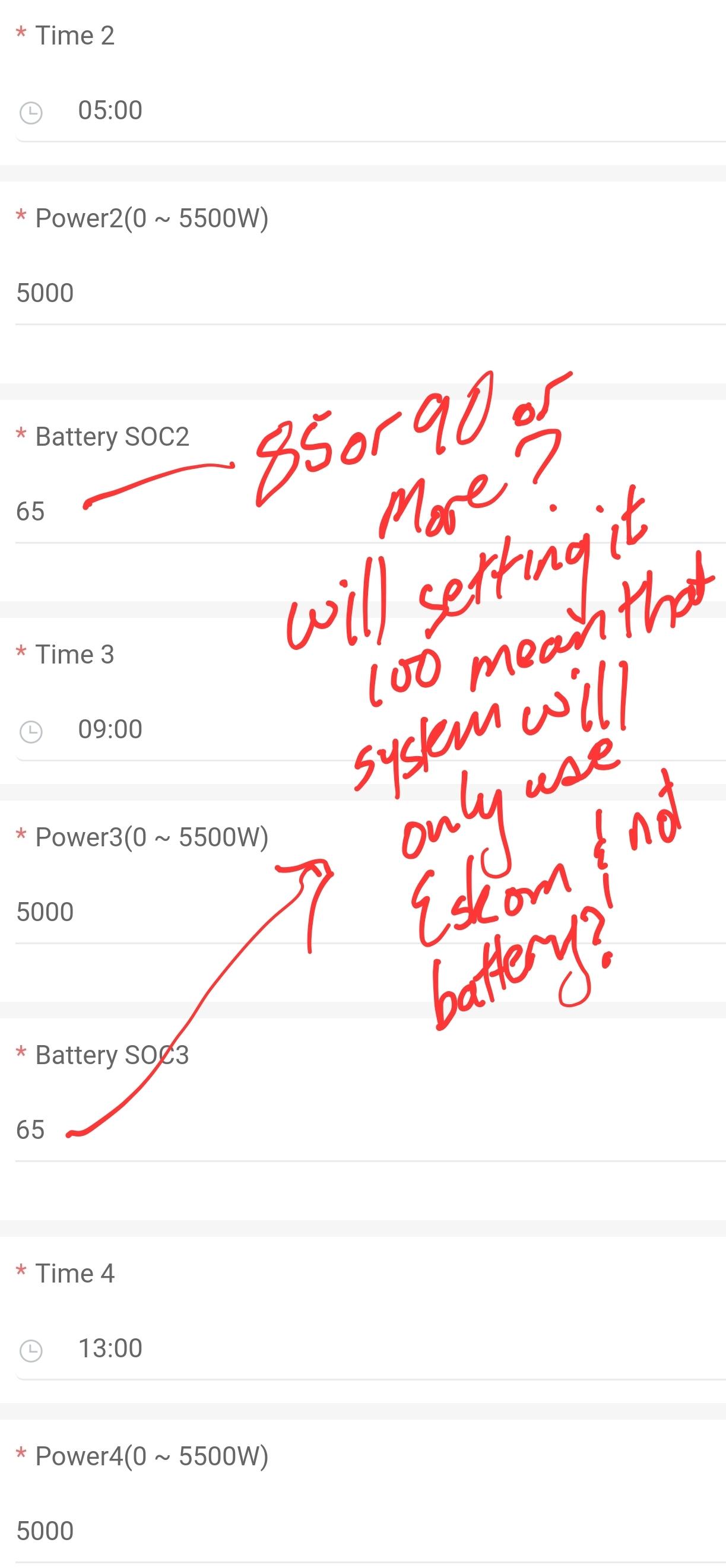Sunsynk inverter settings - Inverters - Power Forum - Renewable Energy ...