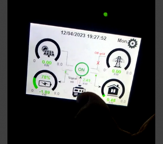 Deye 8kW Hybrid Inverter / Lithium Battery + Two-phase generator ...