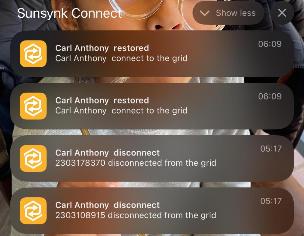 Sunsynk app grid notifications - Inverters - Power Forum - Renewable ...