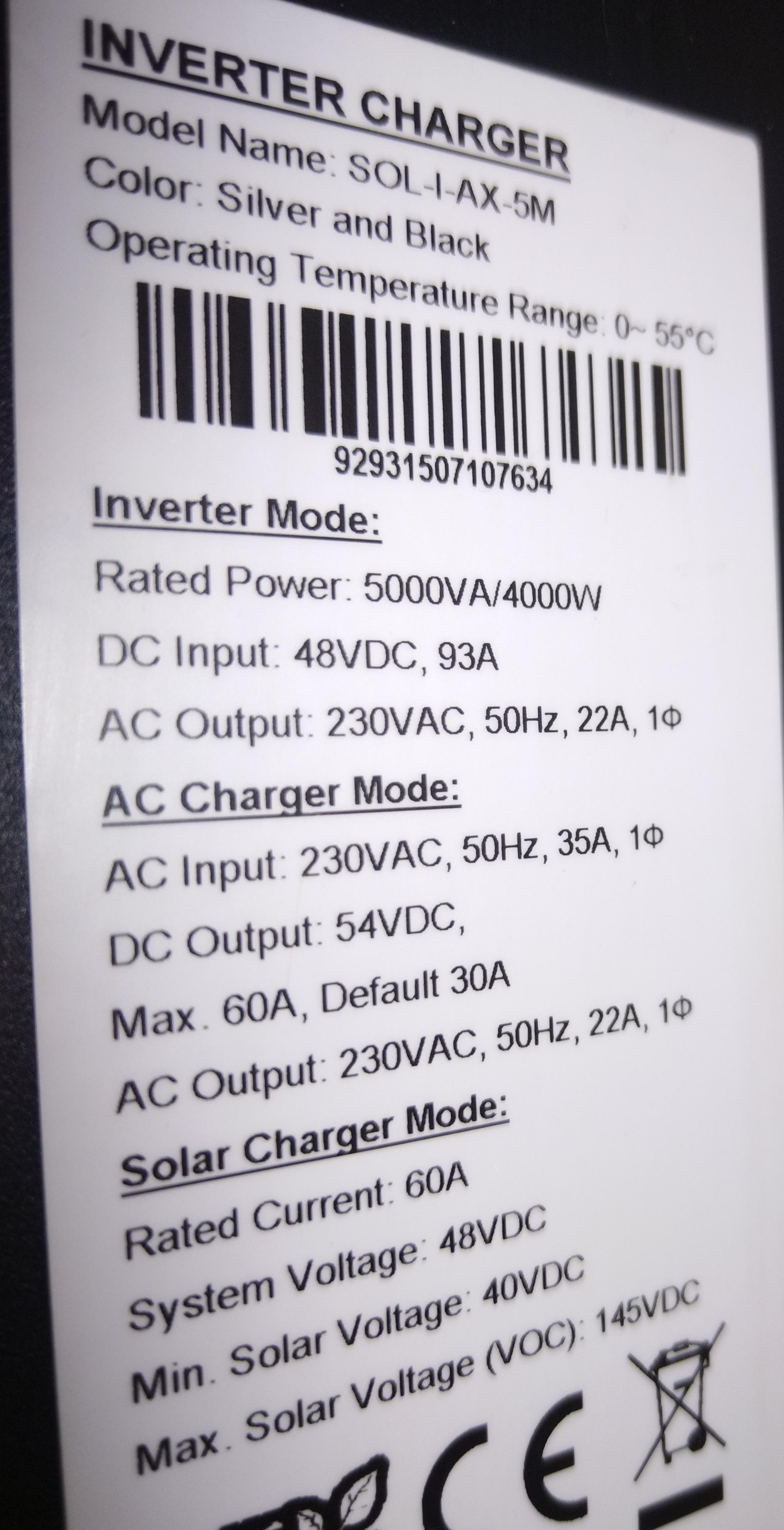 Max pv amp input - Inverters - Power Forum - Renewable Energy Discussion