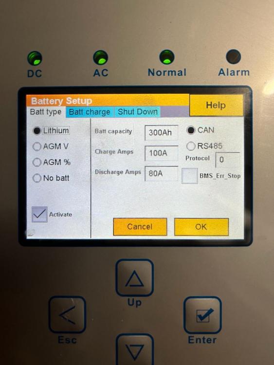Sunsynk Settings with 3 Dyness BX51100 batteries - Inverters - Power ...
