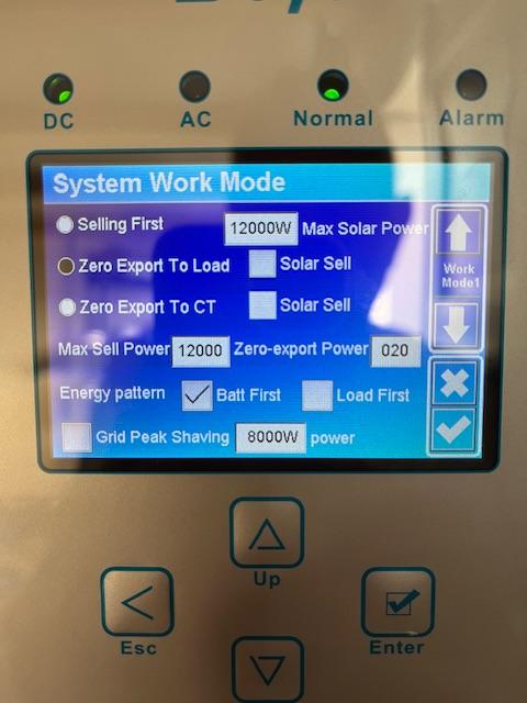 Deye 8k draws more power than set in “time of use” page under System ...