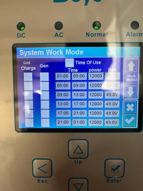 Deye 8k draws more power than set in “time of use” page under System ...