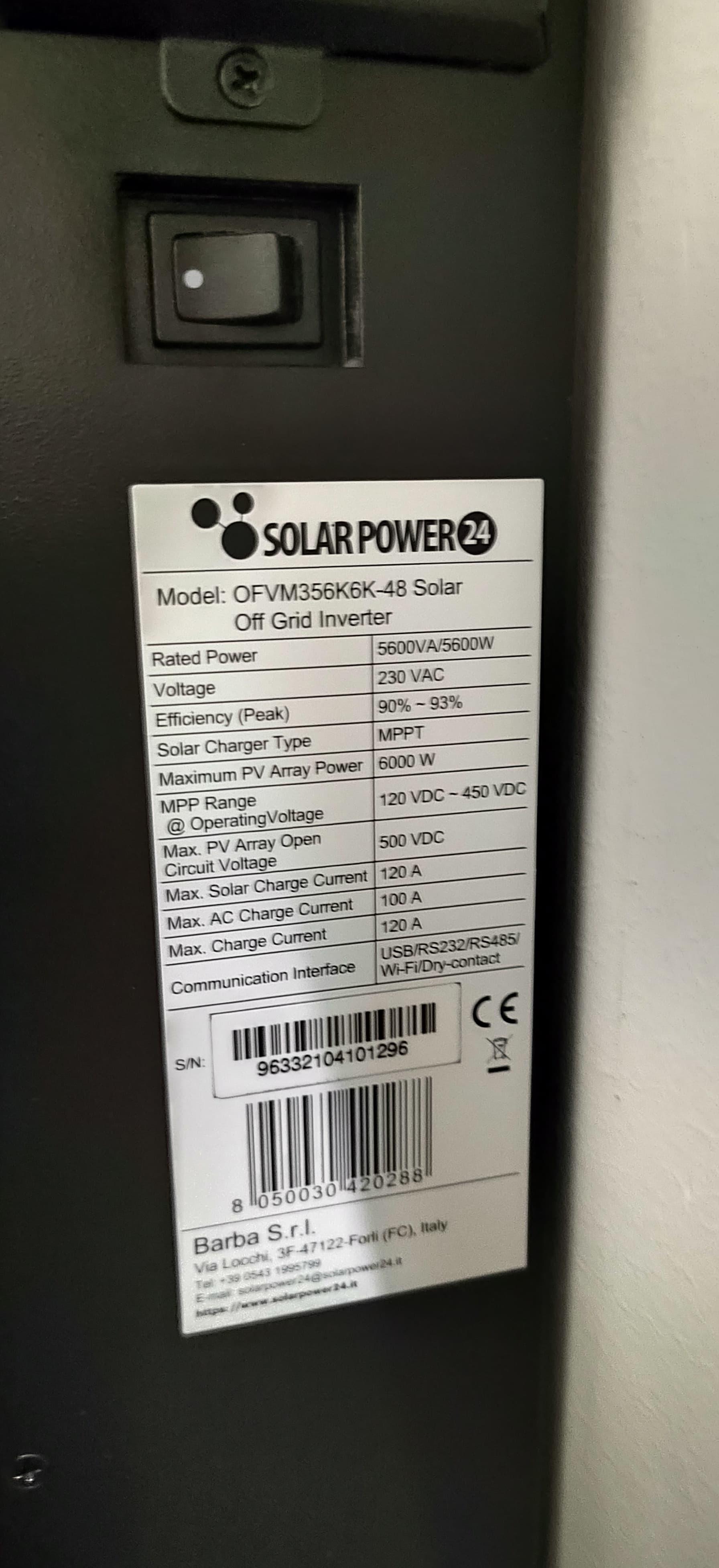 [SOLVED] Axpert VM IV 5,6K Error 32 after MCU display upgrade ...