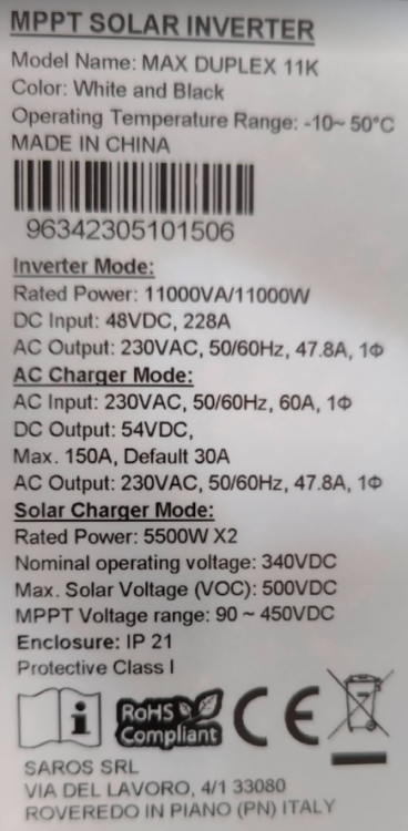 Watchpower, serial comm and mpp solar inverter - Accessories - Power Forum - Renewable Energy ...