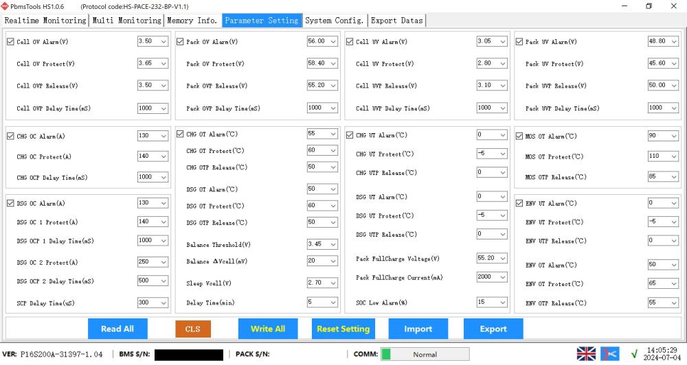Deye inverter with Pace BMS battery - Batteries - Power Forum - Renewable Energy Discussion