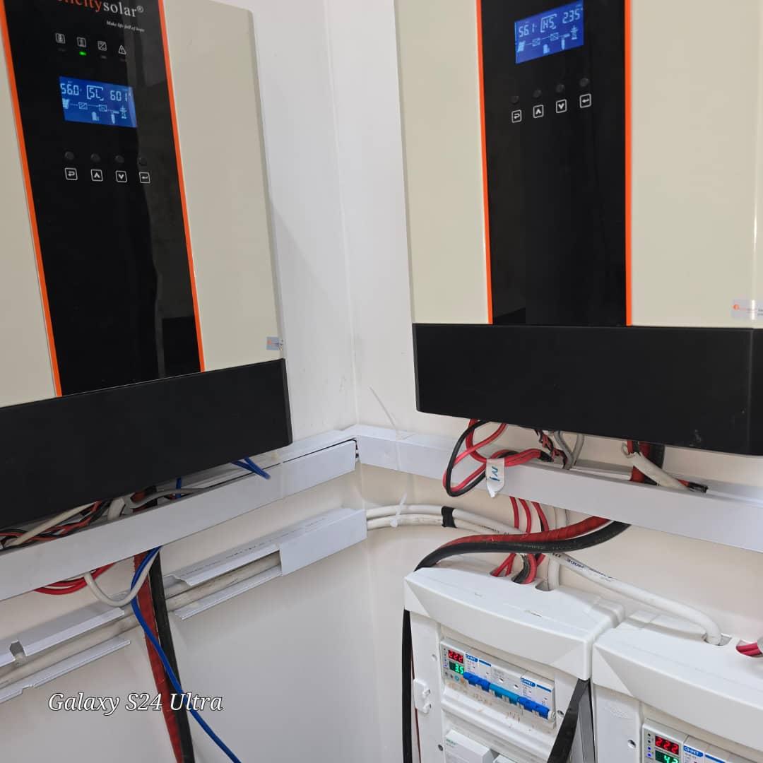 Unbalanced load in 2 parallel inverters just when the Grid is on ...