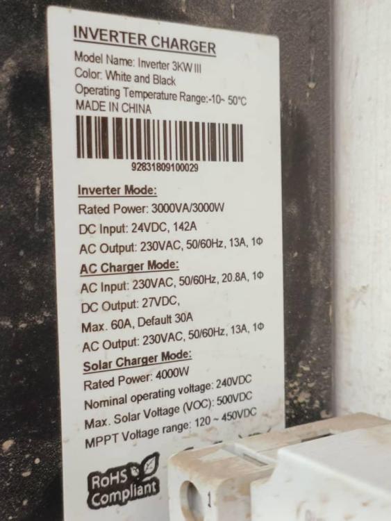 AXPERT 5KVA ERROR CODES - Page 4 - Inverters - Power Forum - Renewable ...