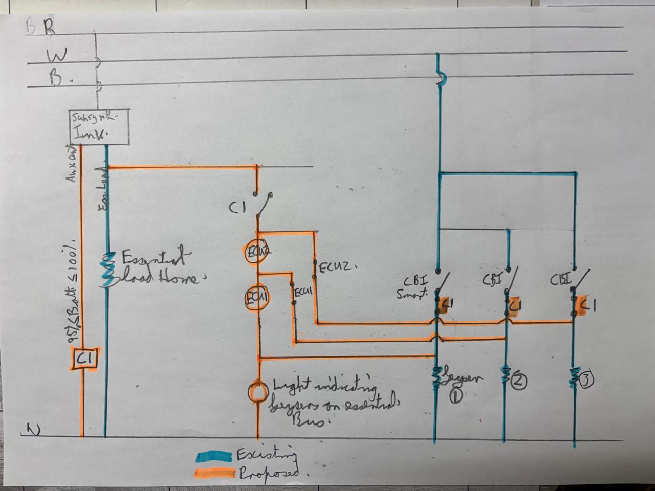 Using the Gen input on Sunsynk inverter as output to switch loads from ...