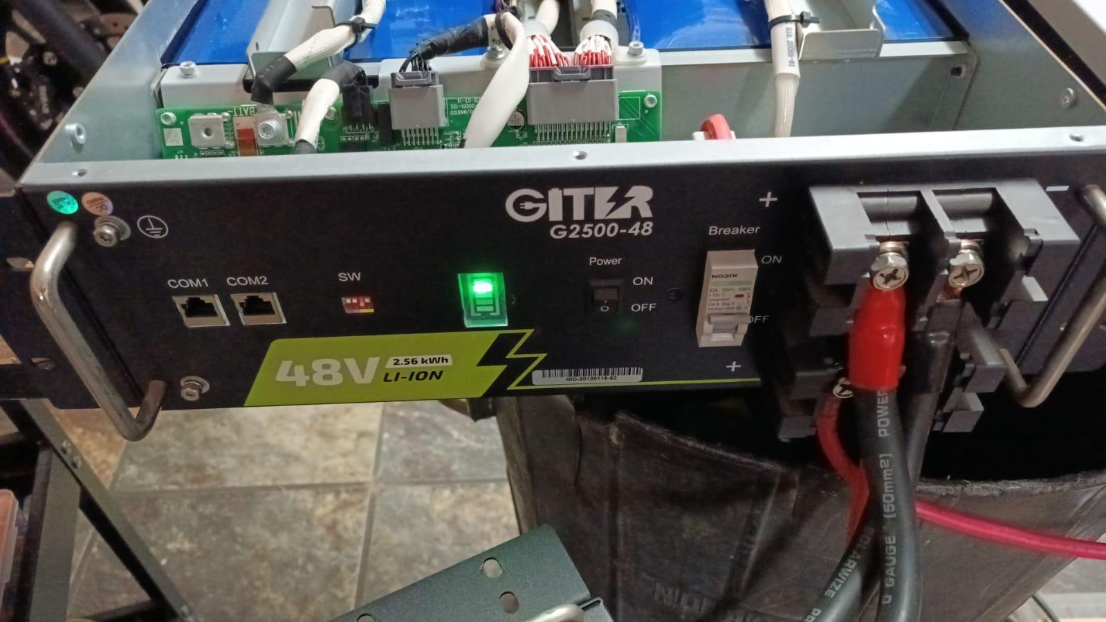 GITER 2.56kWh 50Ah 48V/51V Lithium Battery retracted full refund ...